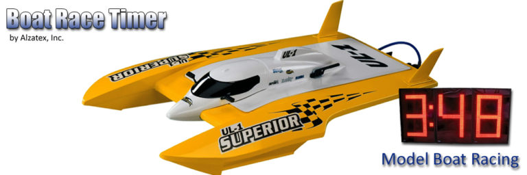RC Model Boat Race Starting Clock - Boat Race Clocks